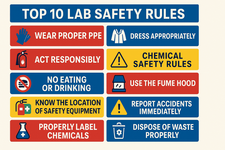 10 Essential Laboratory Safety Rules Everyone Must Follow